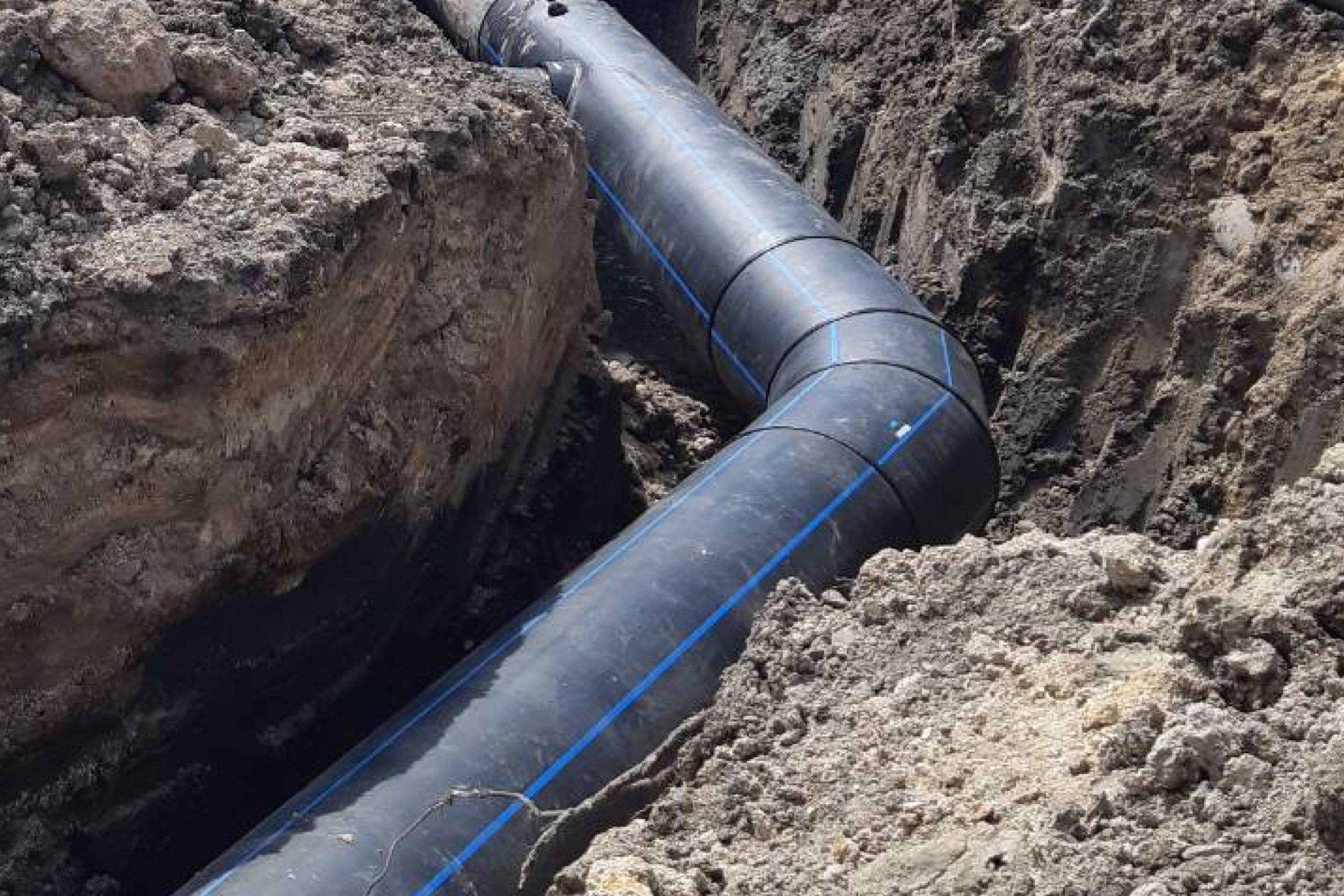 การวางท่อ HDPE โดยวิธี Trench Installation - Thai-Asia P.E. Pipe Co., Ltd.