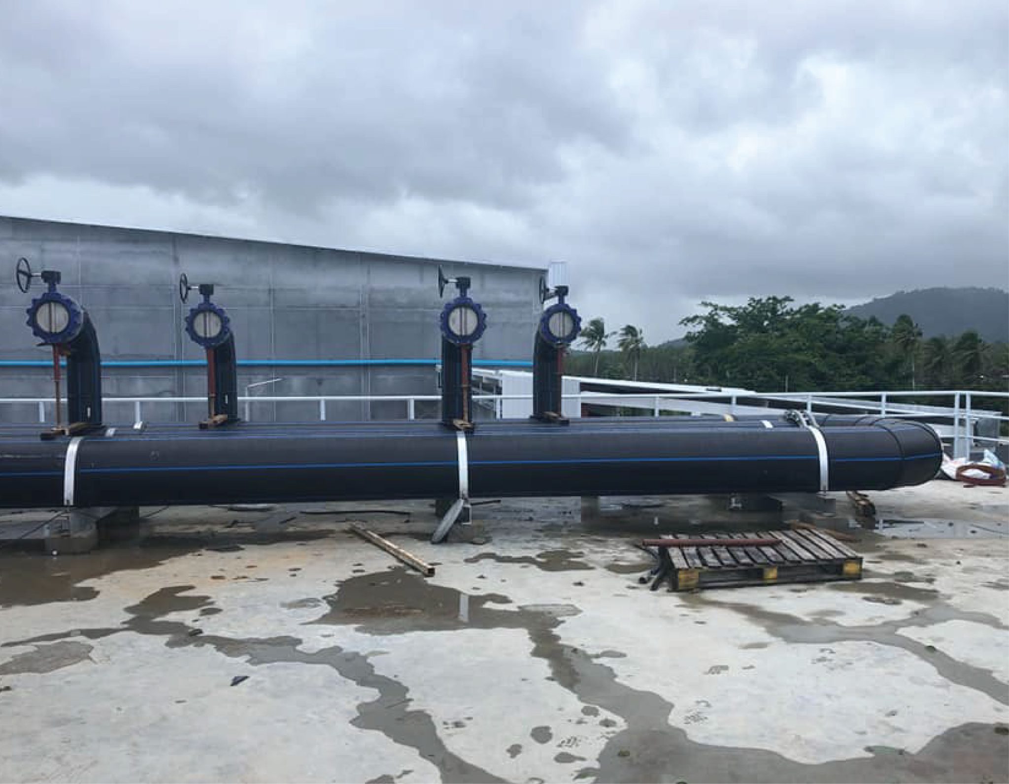 HDPE pipe welding "TAP" for cooling Robinson Phuket - Thai-Asia P.E ...