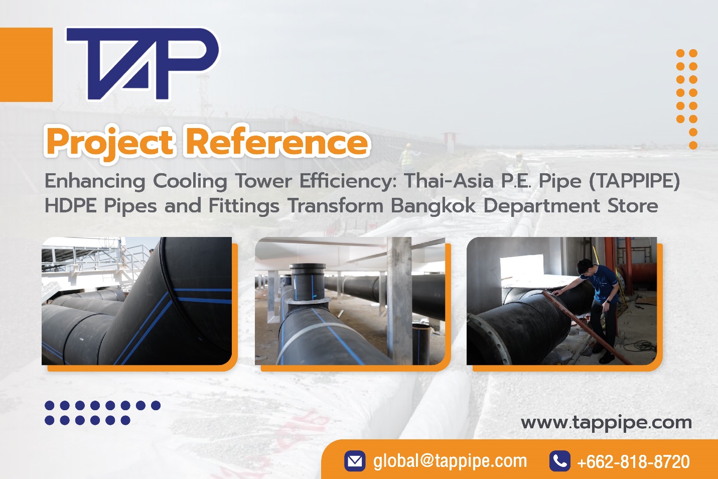 Enhancing Cooling Tower Efficiency: Thai-Asia P.E. Pipe (TAPPIPE) HDPE ...